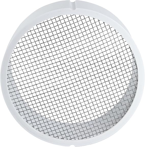 6 Inch PVC Vent Termination Cap with 304 Stainless Steel Mesh Screen ...