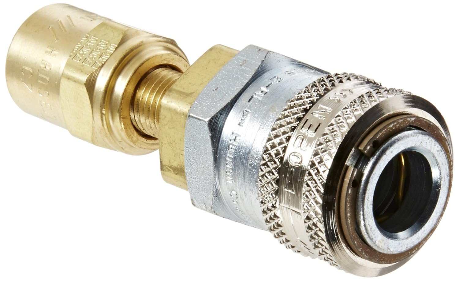 Eaton Hansen 2R185C7 Steel Ring Lock Quick Connect Pneumatic Fitting ...