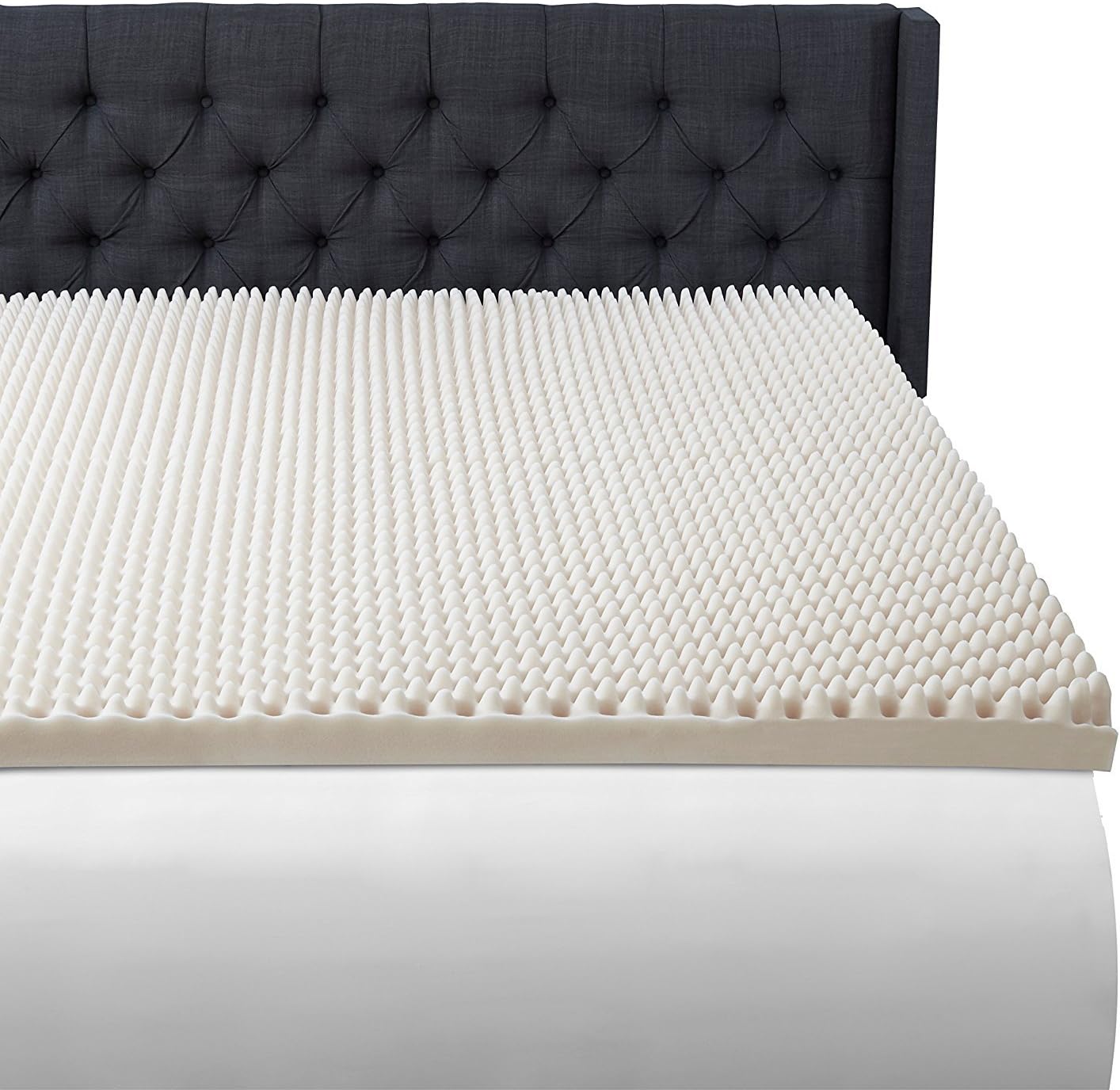 Amazon.com: Beautyrest 3" Convoluted Foam Mattress Topper, Twin : Home ...