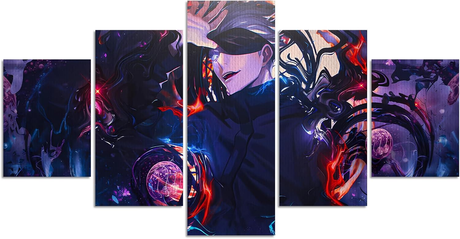 Amazon.com: TZUFA Anime Poster Japanese Anime Posters Room Wall Decor ...