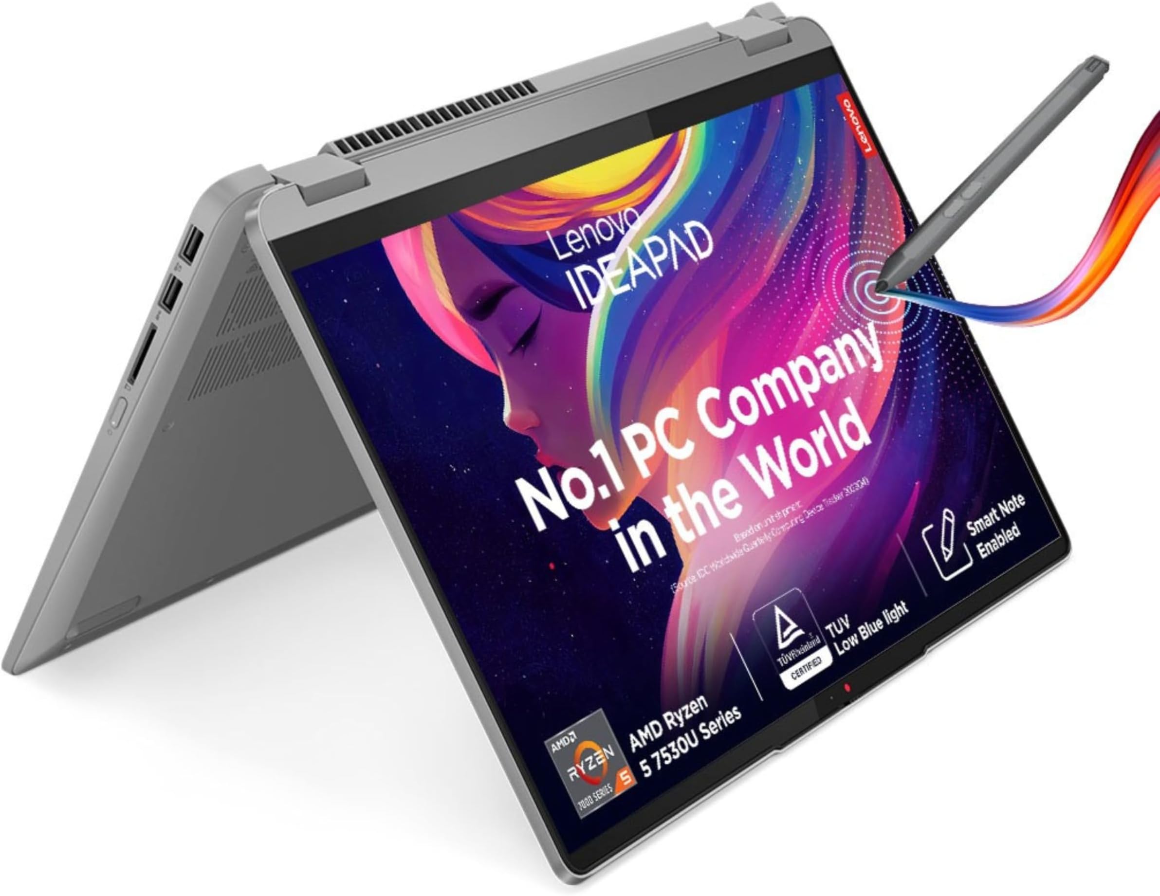 Lenovo IdeaPad Flex 5 AMD Ryzen 5 7530U 14" (35.5cm) WUXGA+ IPS 2-in-1 ...