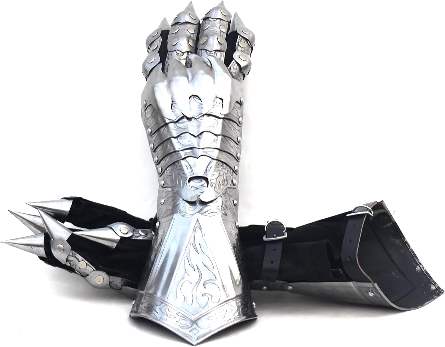 Amazon.com: Metal Armour Hand Gloves Pair - Medieval Gloves Set ...
