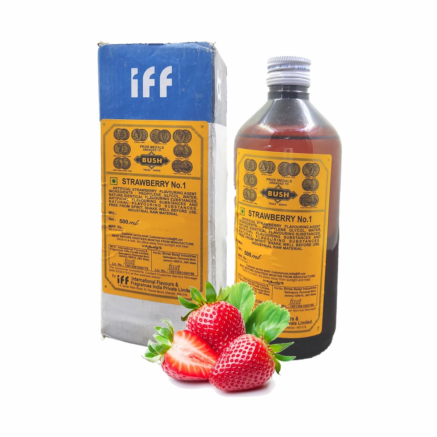 IFF Strawberry No.1 Flavour/Essence (Used in Ice Creams, Cakes ...