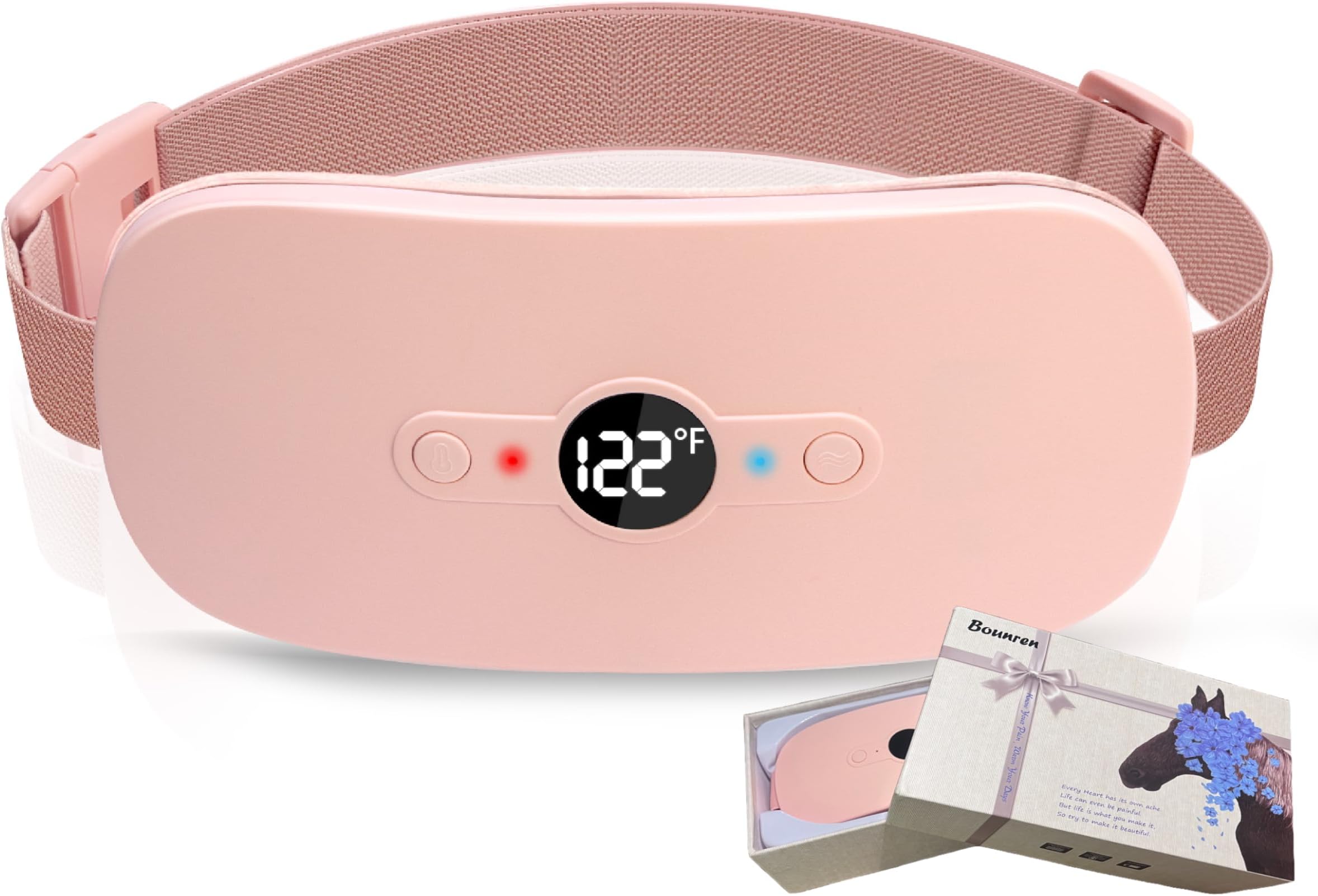 Amazon.com: NOWWISH Heating Pad for Period Cramps Pain Relief, Portable ...