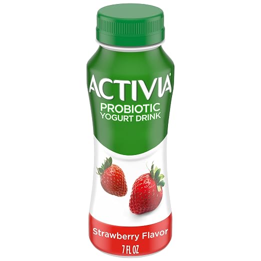 Amazon.com: Activia Probiotic Dairy Drink, Strawberry, 7 oz. : Grocery ...