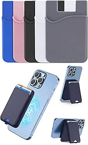 Amazon.com: SHANSHUI Silicone Phone Wallet and Magnetic Phone Wallet for Magsafe : Cell Phones ...