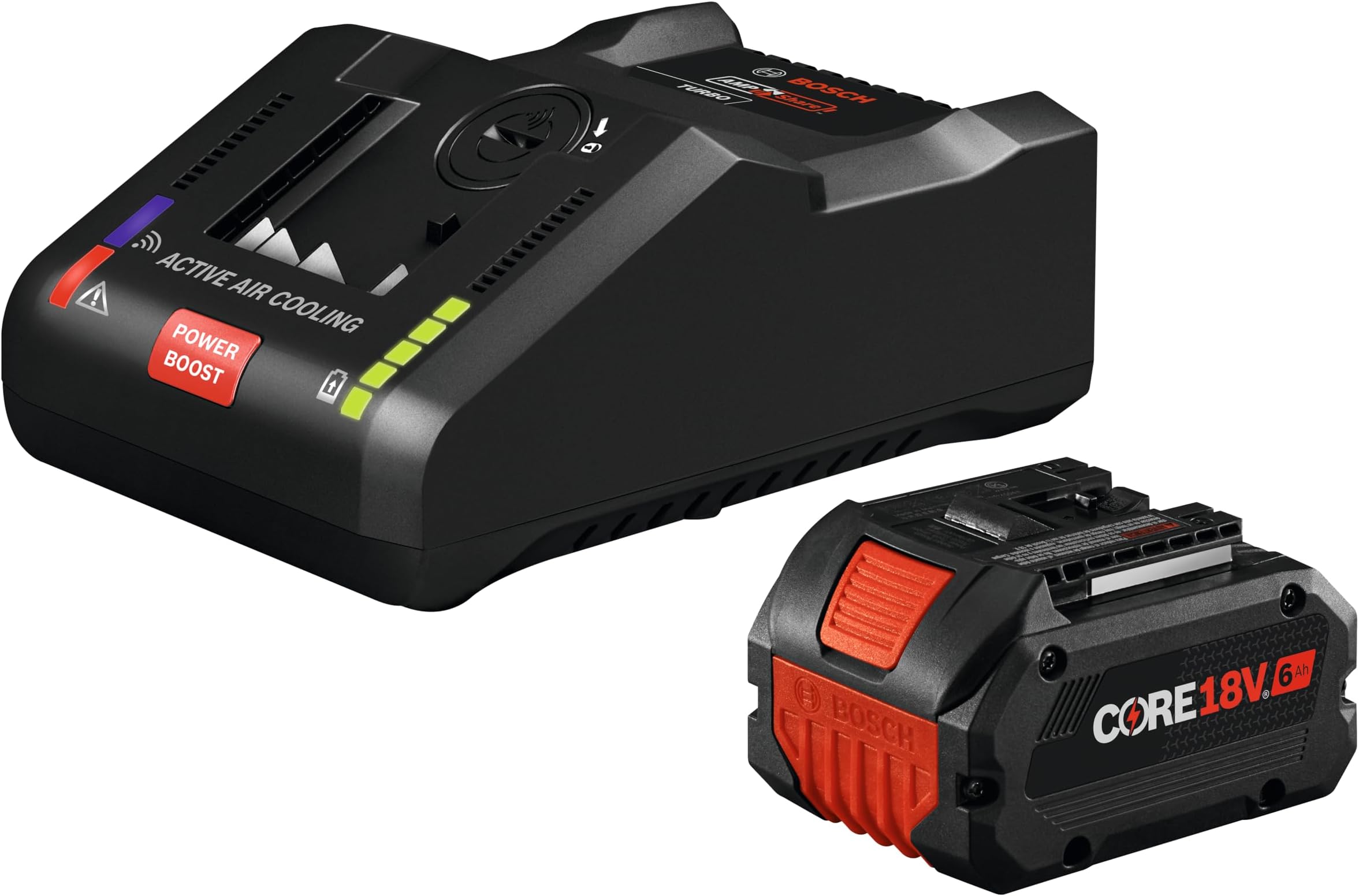 BOSCH GXS18V-19N16 18V Starter Kit with (1) CORE18V® 6 Ah High Power ...