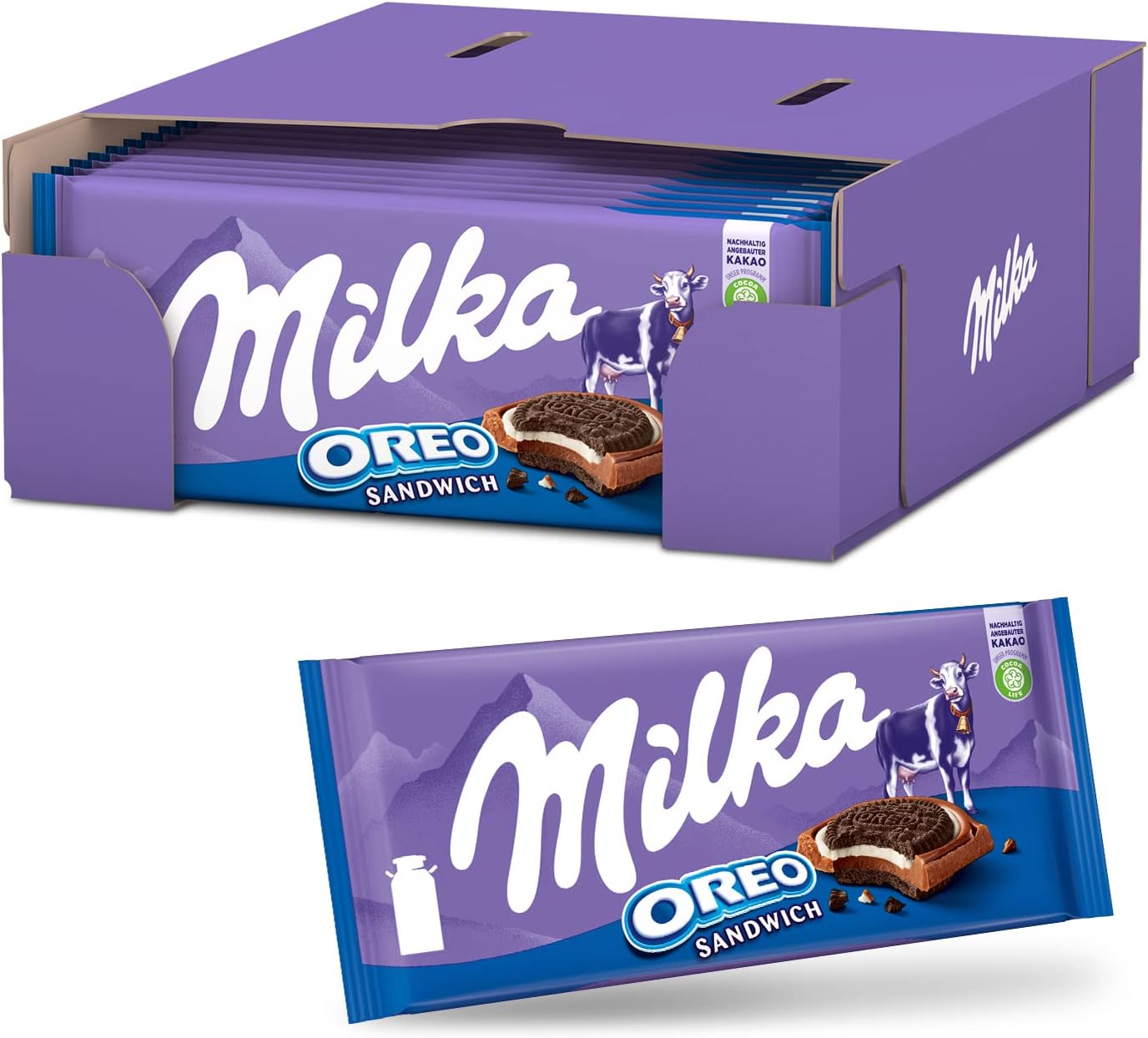 Milka and Oreo 100g, Pack of 22 : Amazon.co.uk: Grocery