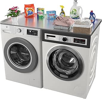 Amazon.com: MUPATER Laundry Storage Counter Top, Laundry Stainless ...