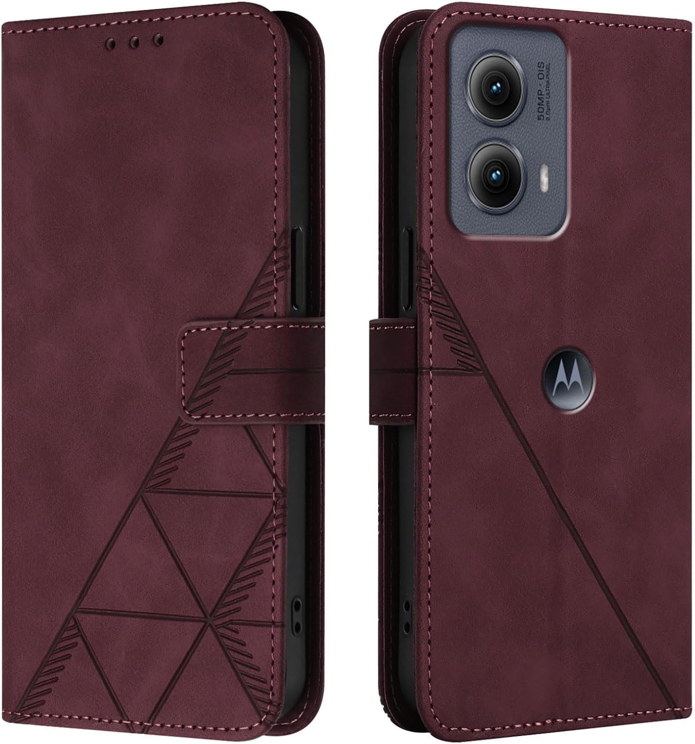 Amazon.com: Asdsinfor Case for Motorola Edge 2024 5G, Premium PU ...