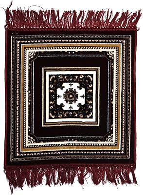 Amazon.com: LOVENSPIRE Elephant Pooja Aasan Rug Velvet Prayer Mat ...