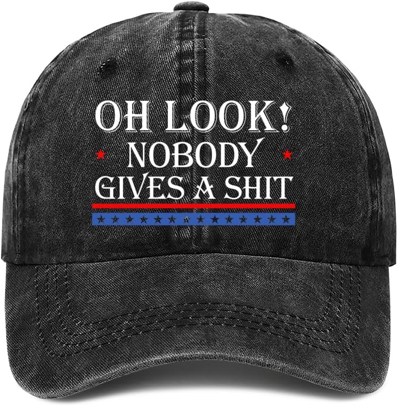 Oh Look Nobody Gives A Shit Hat Men Baseball Capwith Design Hat at ...