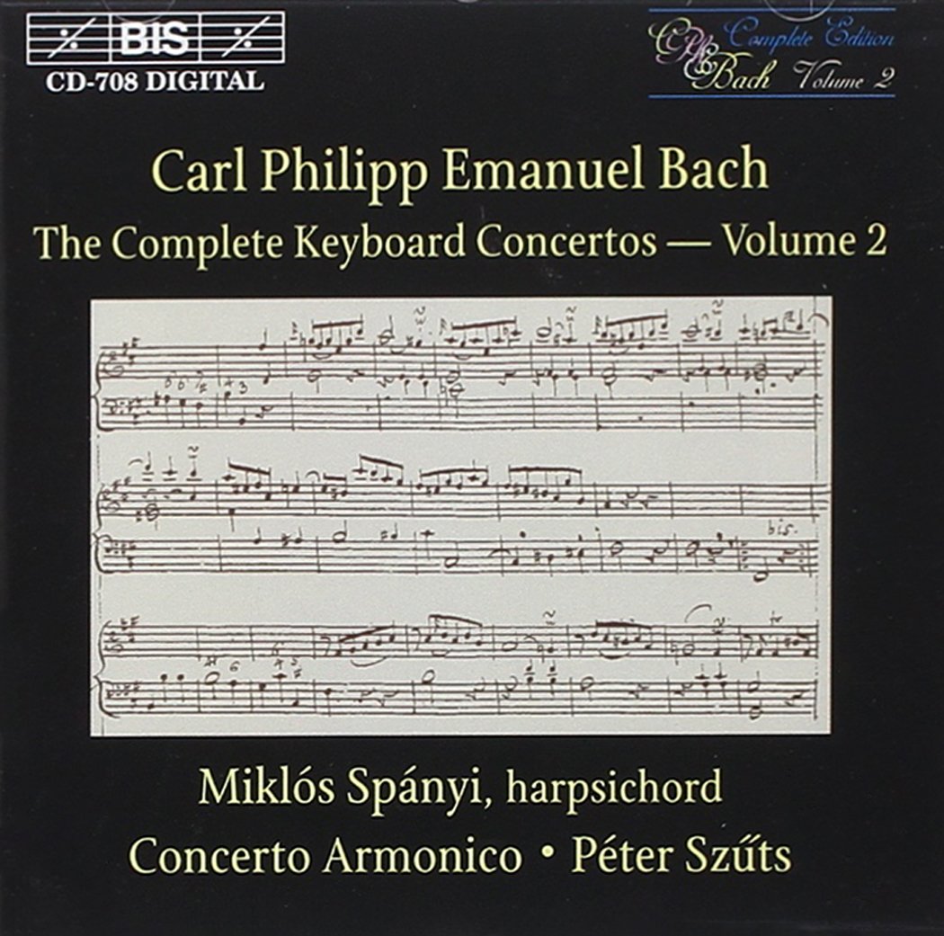 Bach : The complete keyboard concertos, volume 2: Carl Philipp Emmanuel ...