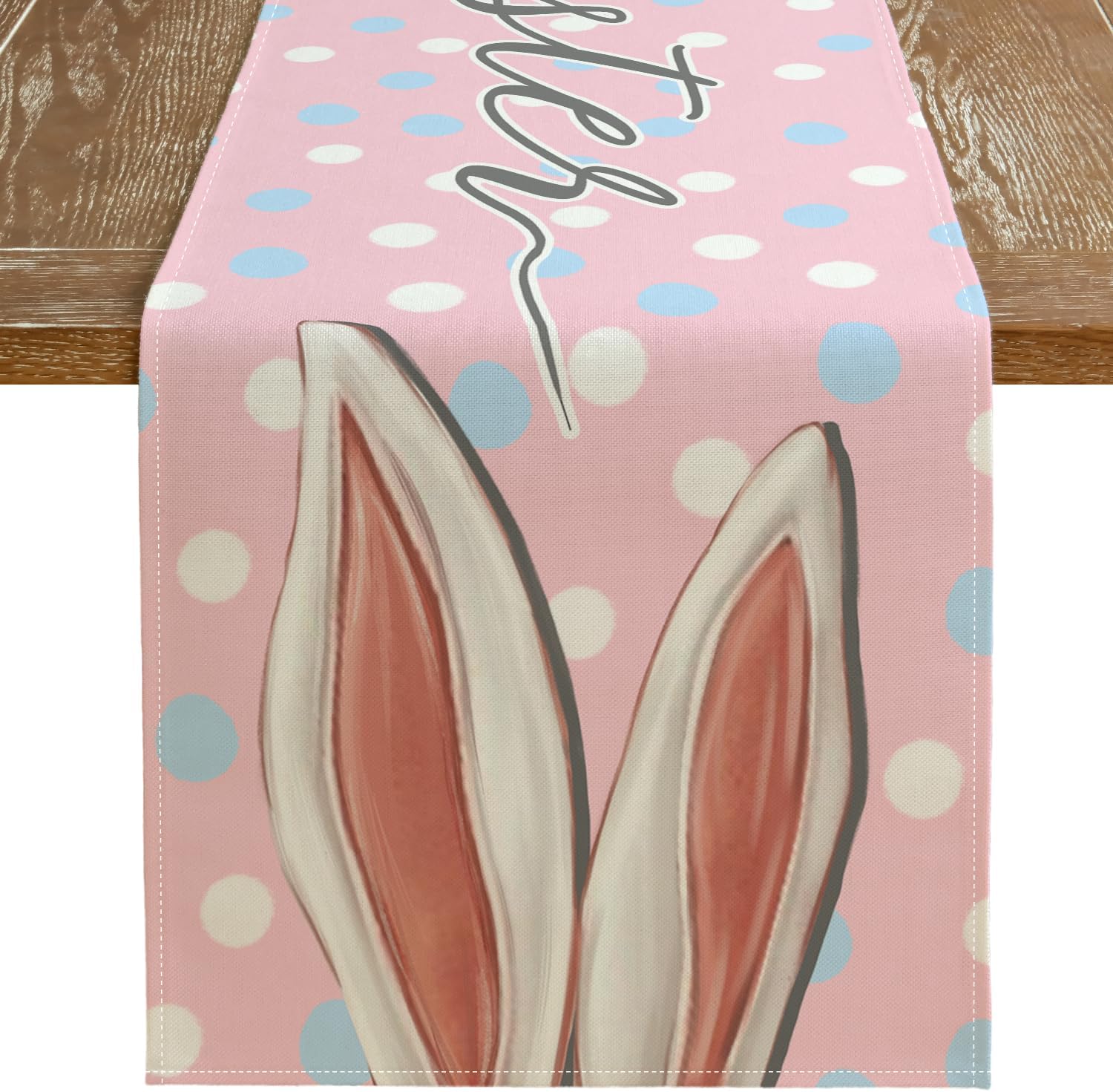 Amazon.com: ARKENY Happy Easter Table Runner 13x72 Inches, Bunny Rabbit ...