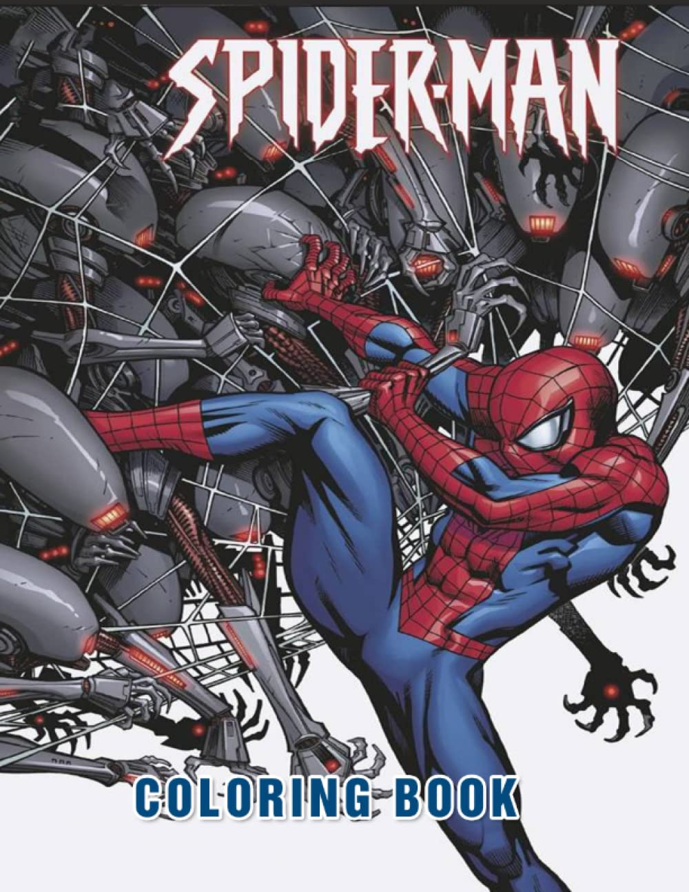 Buy Spíder-Man Coloring Book: Deluxe 2021 Spíderman Coloring Book ...