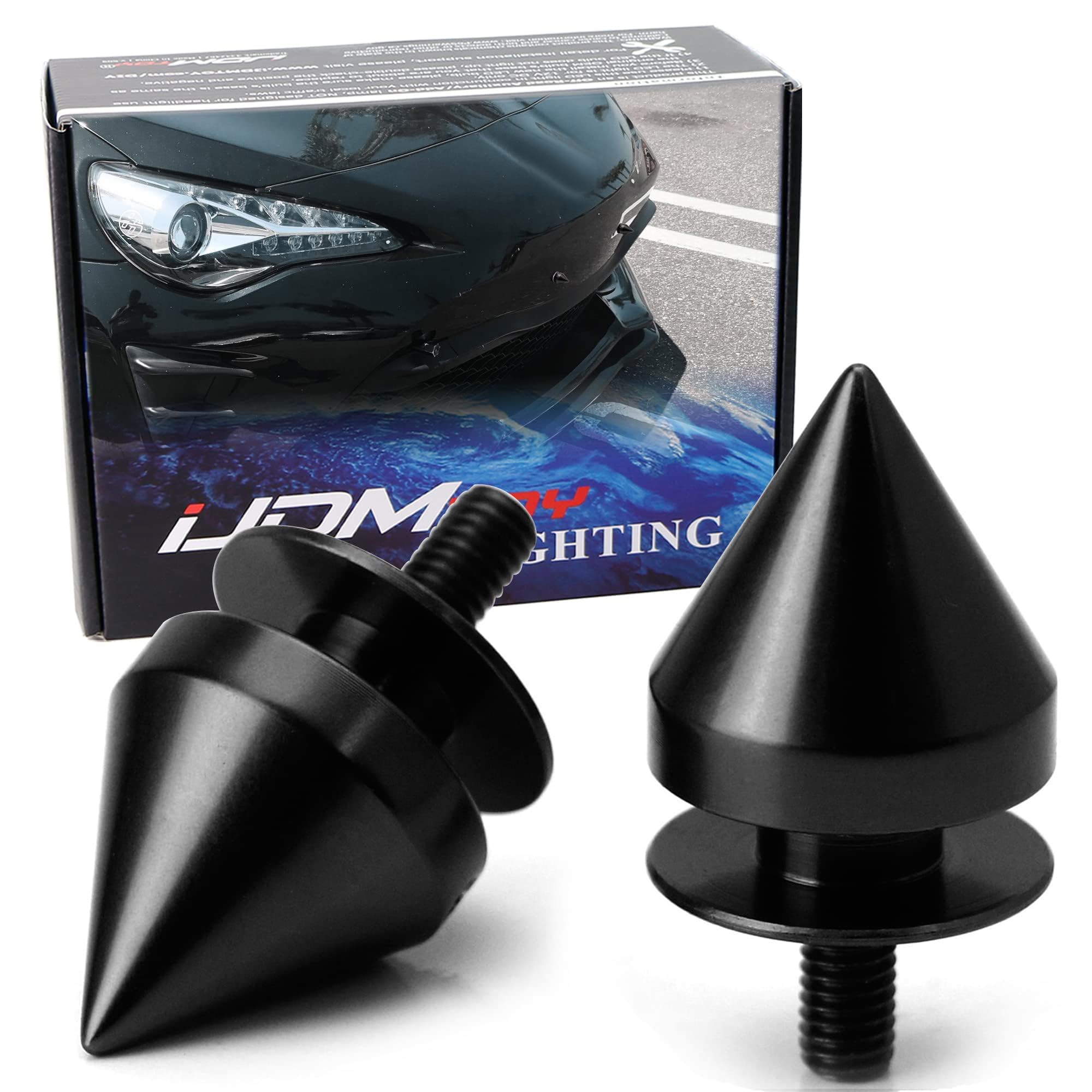 Amazon.com: iJDMTOY Universal Fit Black Aluminum Bumper Protector ...