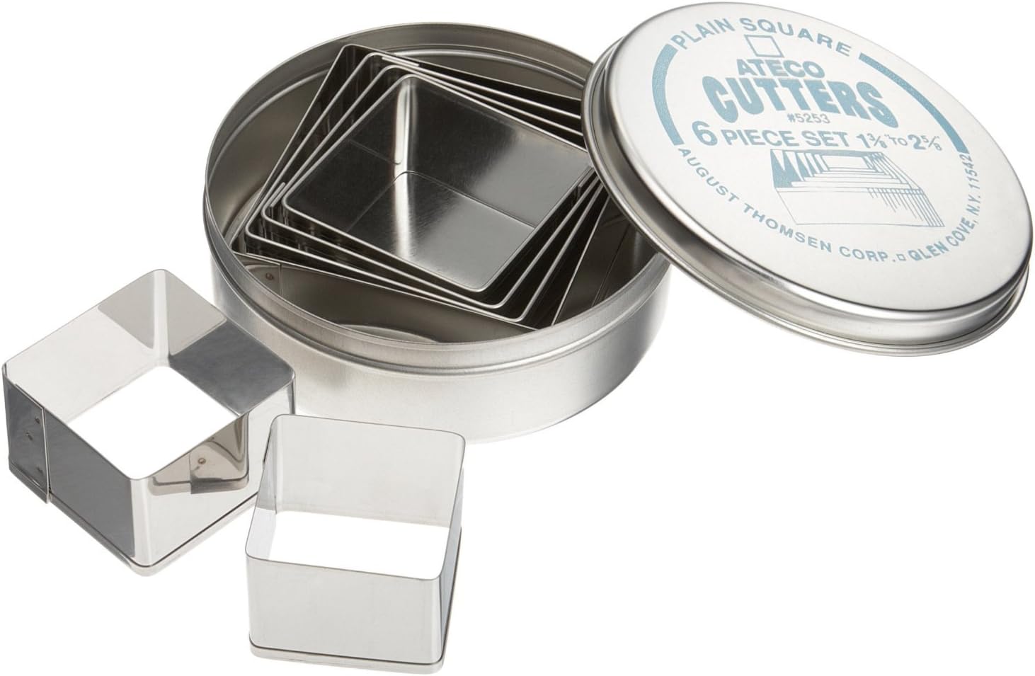 Amazon.com: Ateco Plain Square Set 6pc: Home & Kitchen
