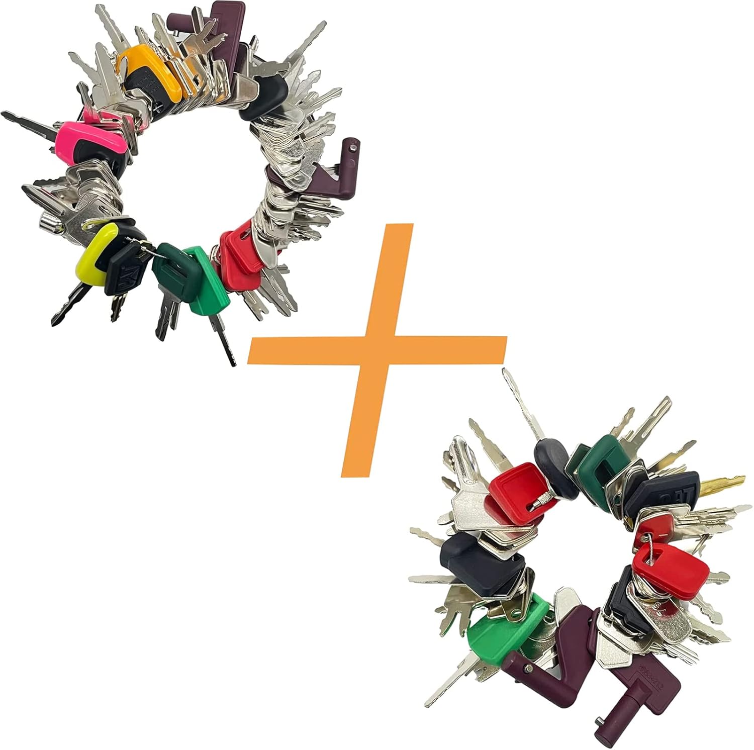Amazon.com: WAH YUE HING 55PCS + 39PCS Heavy Equipment Keys Master Set ...