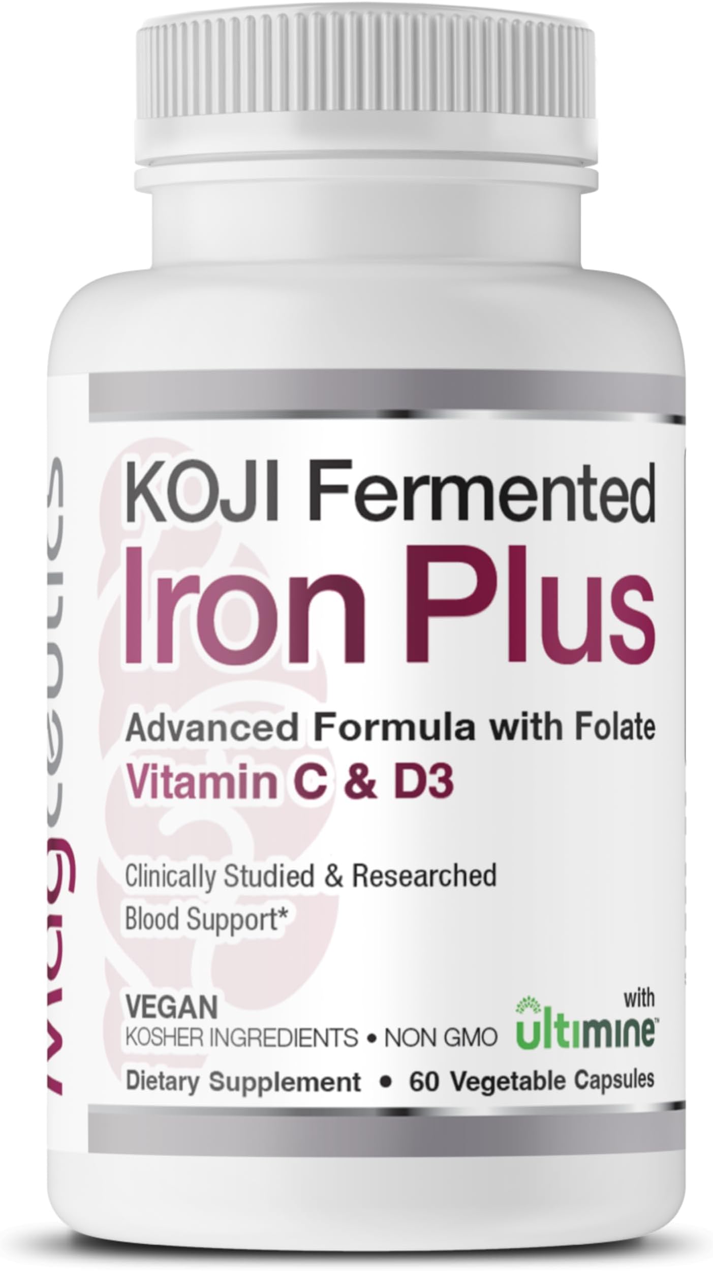 Amazon.com: Magceutics Koji Fermented Iron Plus - Iron Supplement with ...