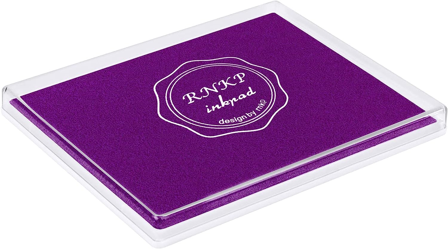 Amazon.com: RNKP Large Purple Ink Pad for Rubber Stamps, 5 × 4 inch Ink ...