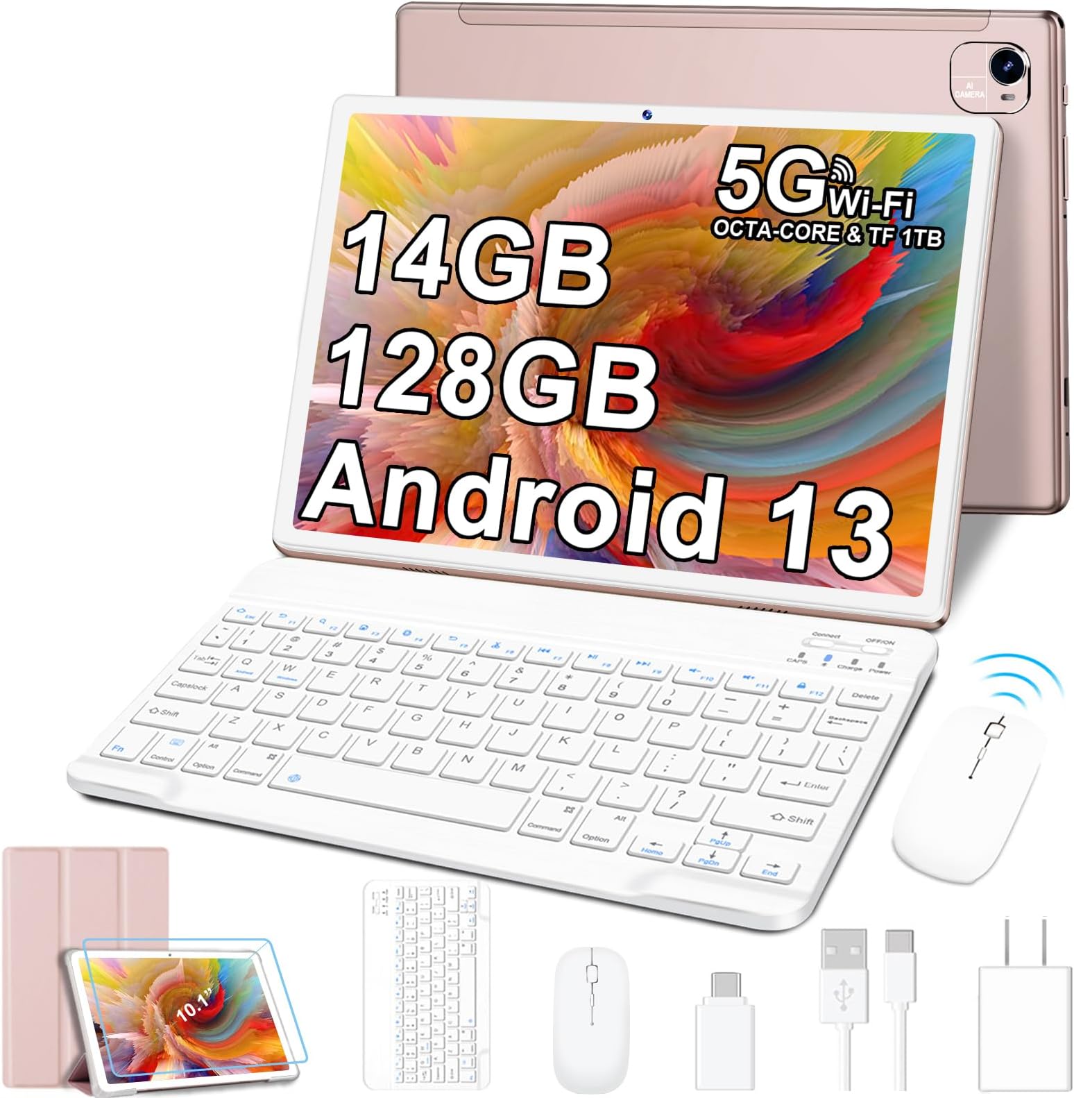 Amazon.com : MEBERRY Tablet 12 Inch Android 13 Tablet 2K Screens,16GB ...