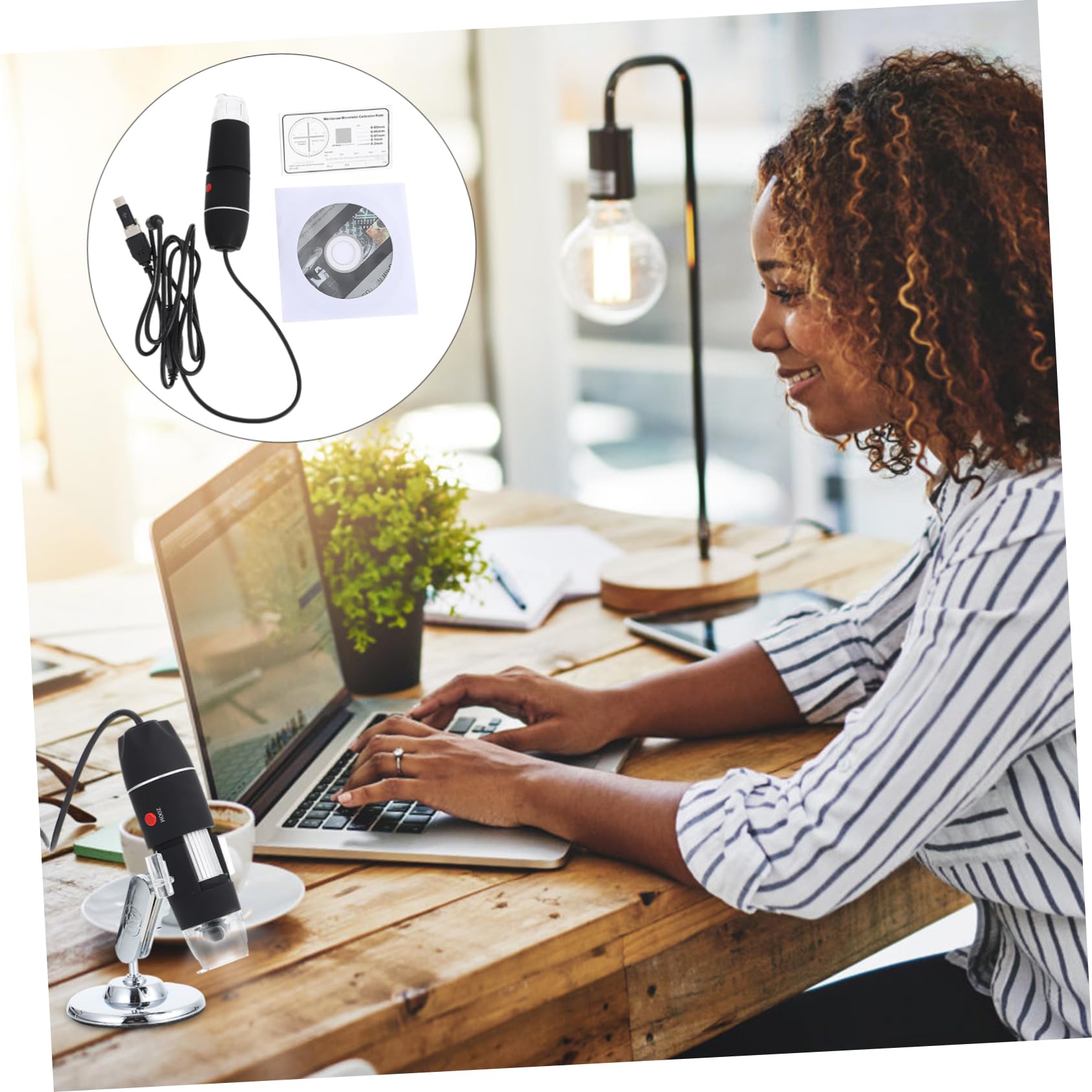 Snapklik.com : Handheld Digital Microscope USB Magnifier Brightness ...