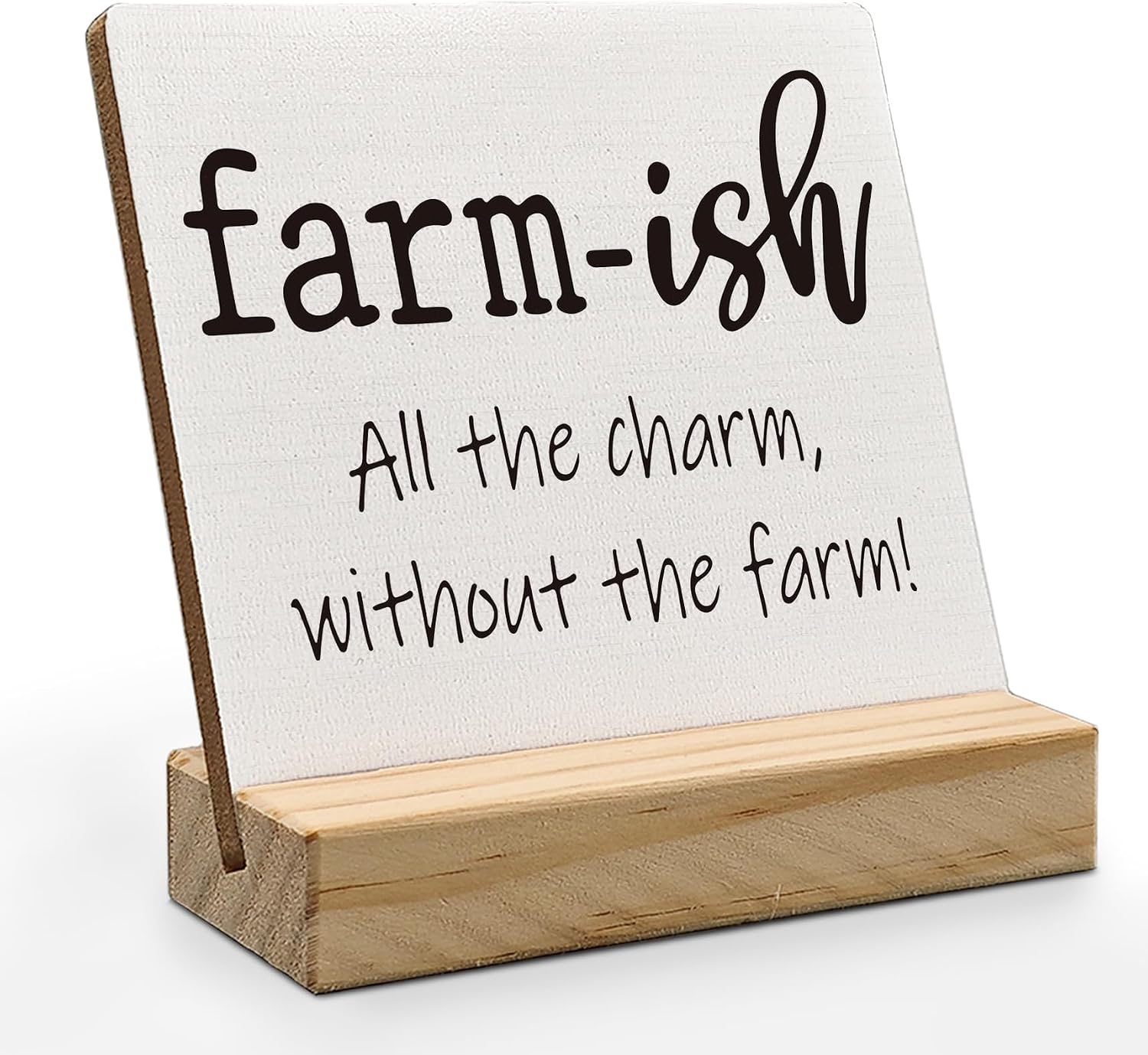 Amazon.com: ANIANG Rustic Farmhouse Desk Decor, Country Farm Wood ...