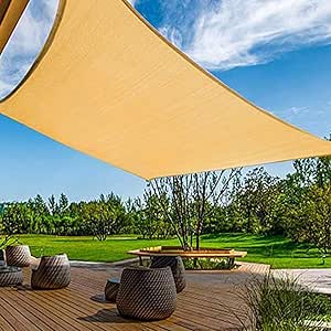 Shade Net Beige Sun Shade Sail Pergola Sun Shade Awnings Garden ...