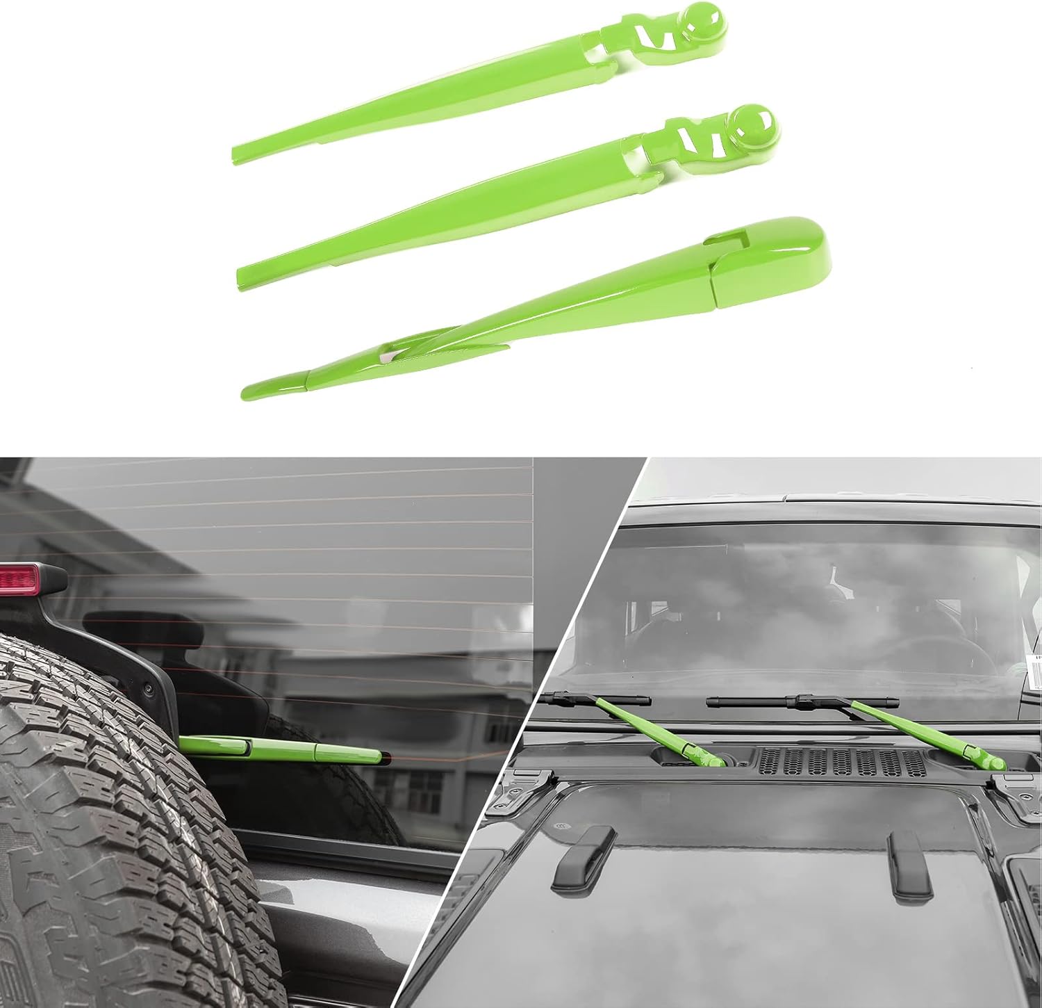 Amazon.com: SQQP Front & Rear Window Windshield Wiper Arm Blade ...