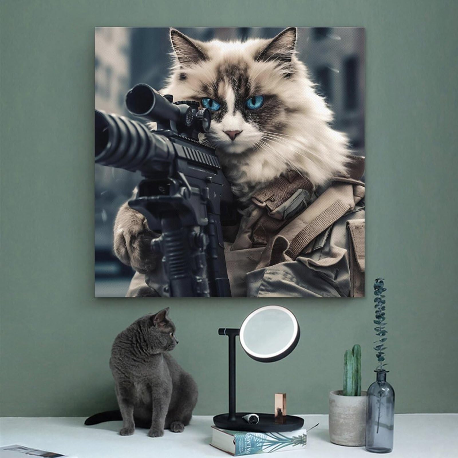 Cat With Sniper