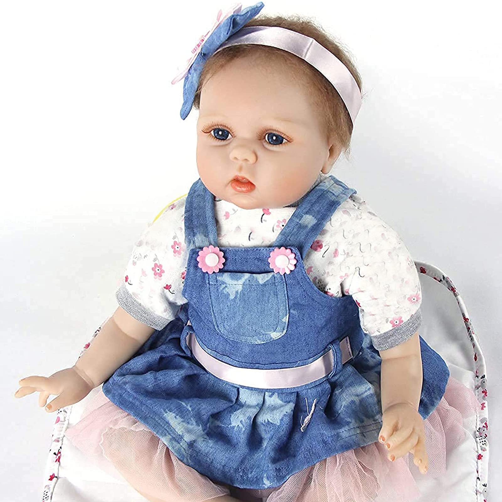 Buy ZIYIUI Realistic Reborn Dolls 22 inch 55 cm Soft Silicone Vinyl ...