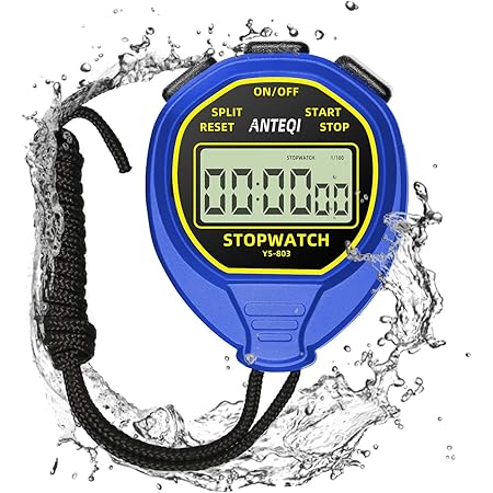 Amazon.com: Sport Stopwatch Timer Only Stopwatch with ON/Off, No Clock ...