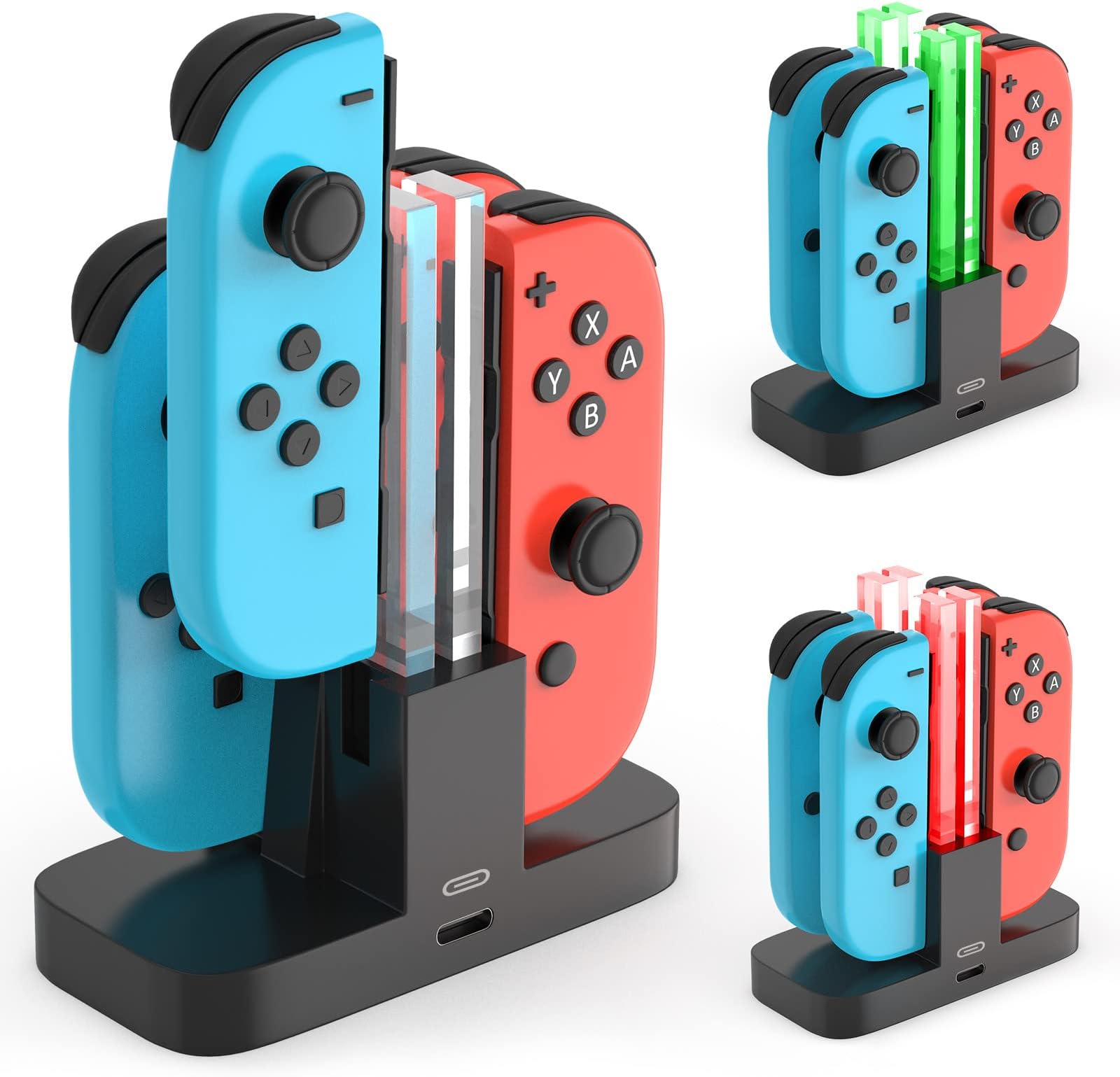 Joycon Charging Dock, [New Version] Diyife Switch Controller Charger ...