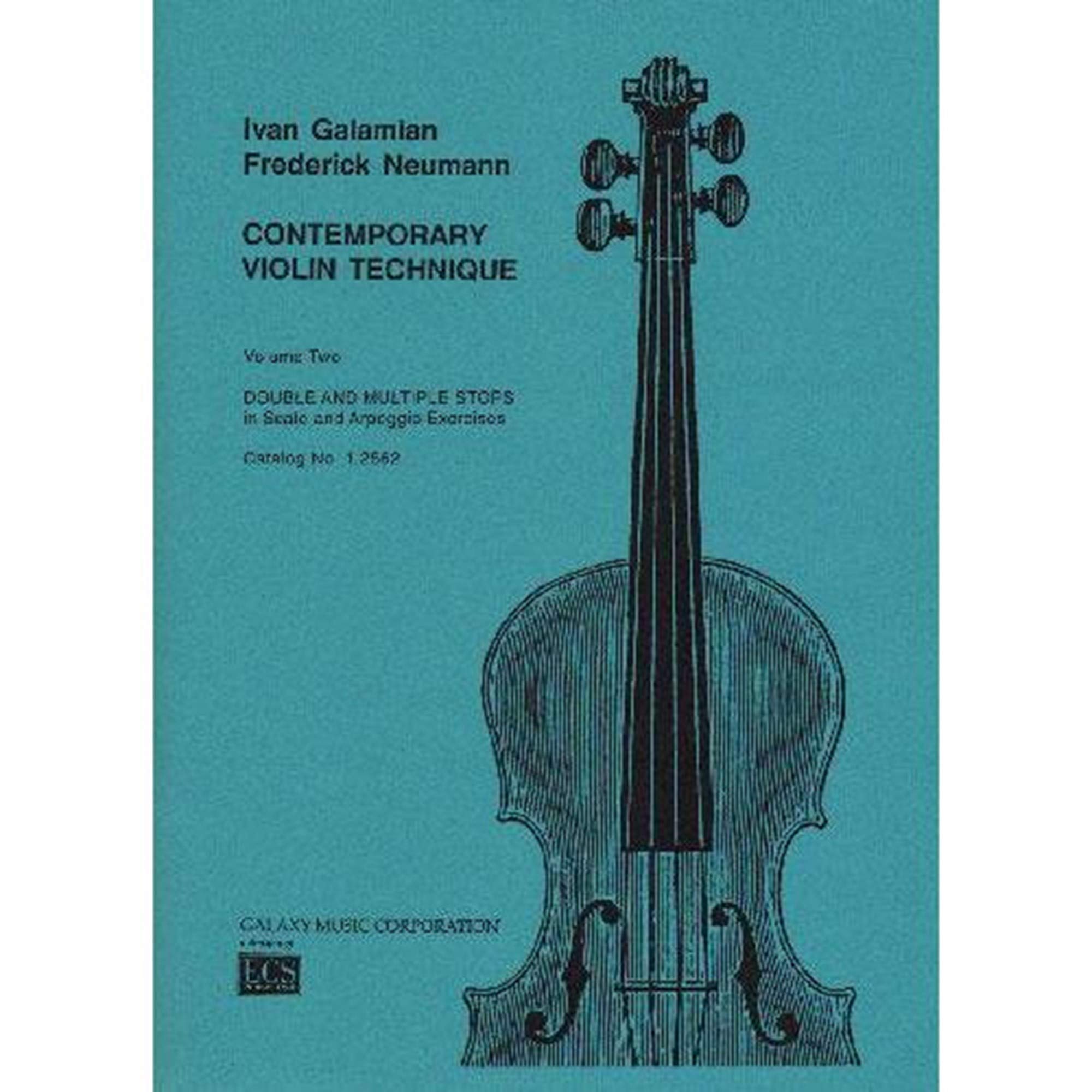 Contemporary Violin Technique, Volume 2: Ivan Galamian, Frederick ...