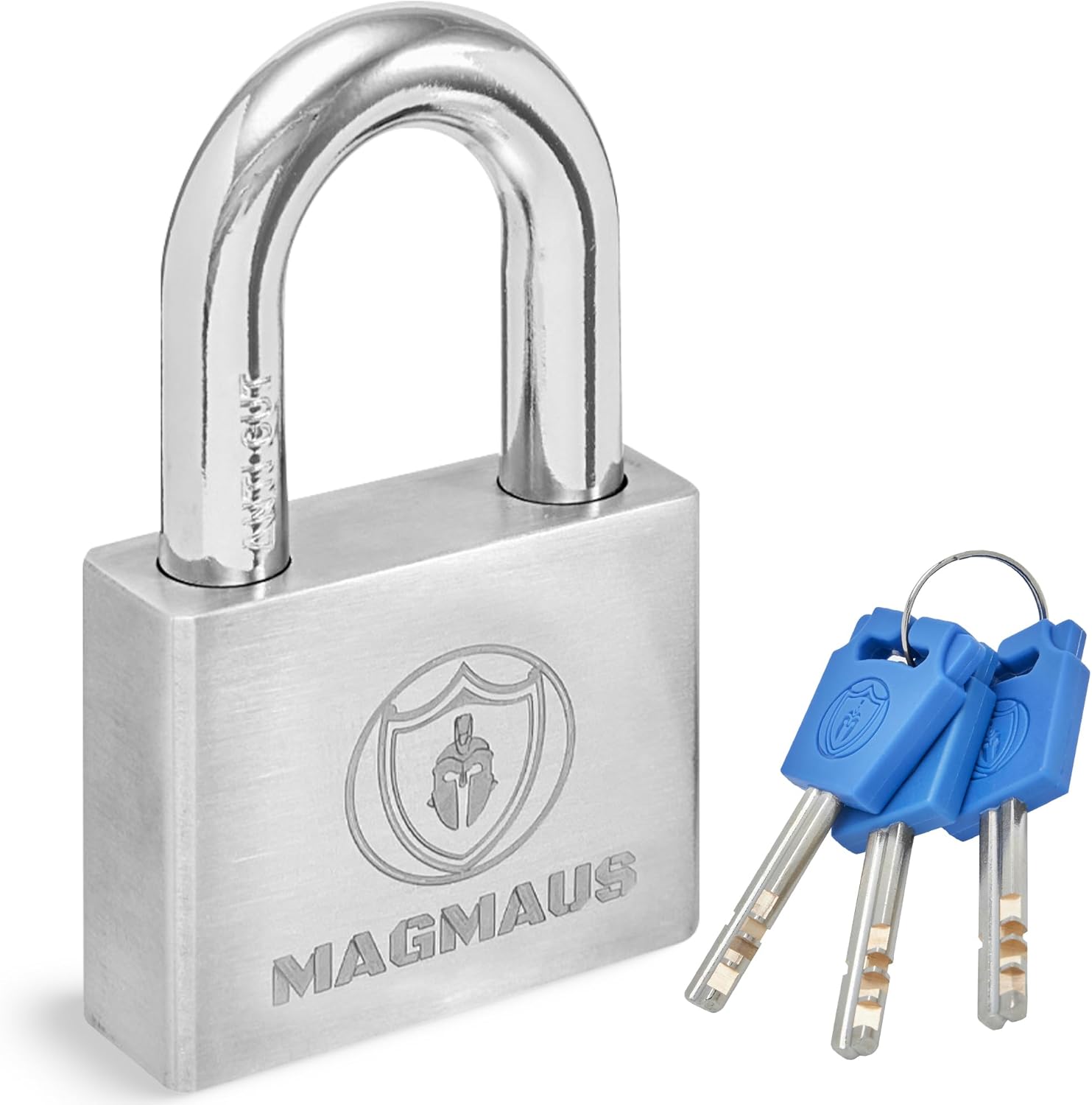 Magmaus® PDL/60 Heavy Duty Lock with 3 Keys [Anti Cut Shackle ...
