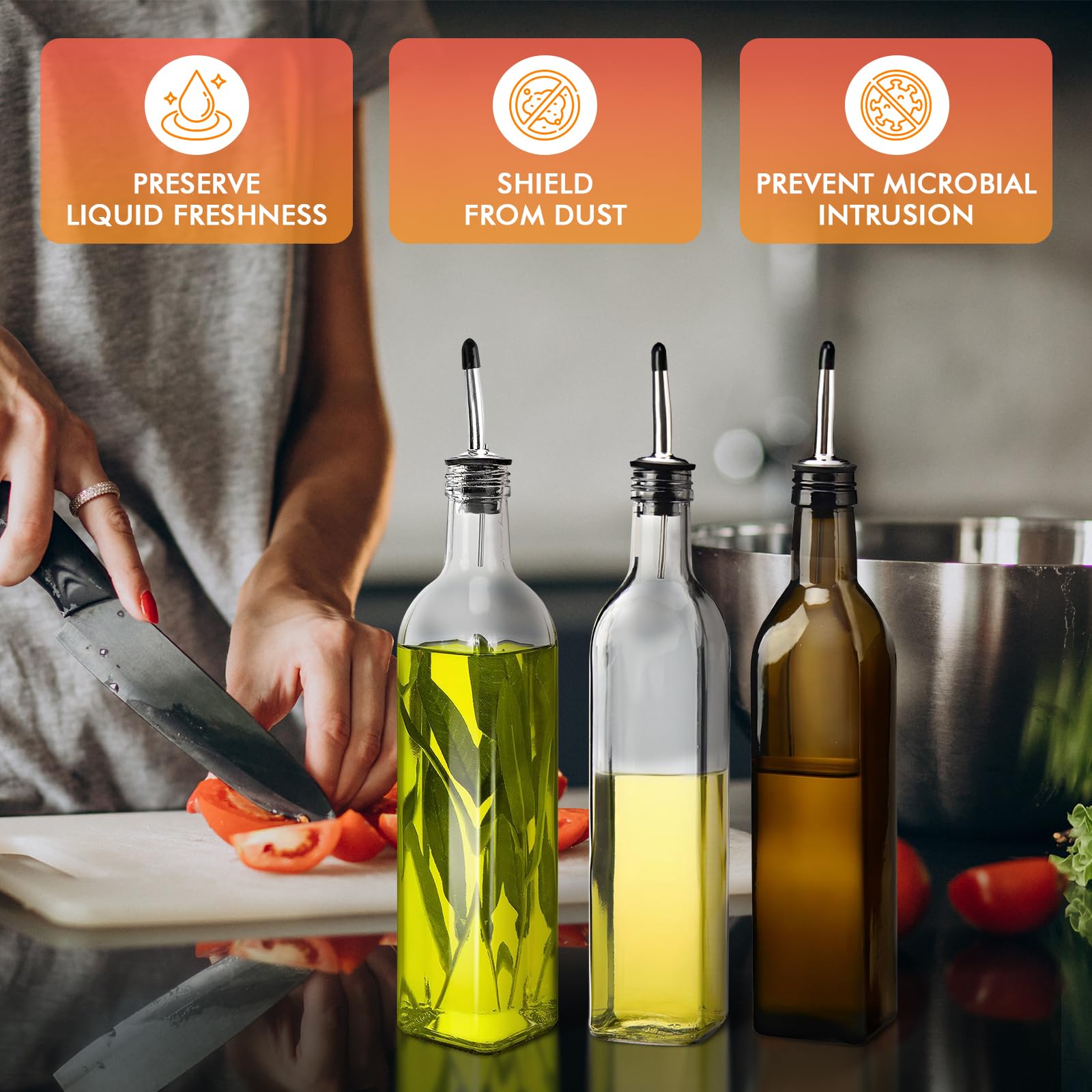 Snapklik.com : 100 Pack Liquor Pour Spout Covers - Liquor Bottle Сaps ...