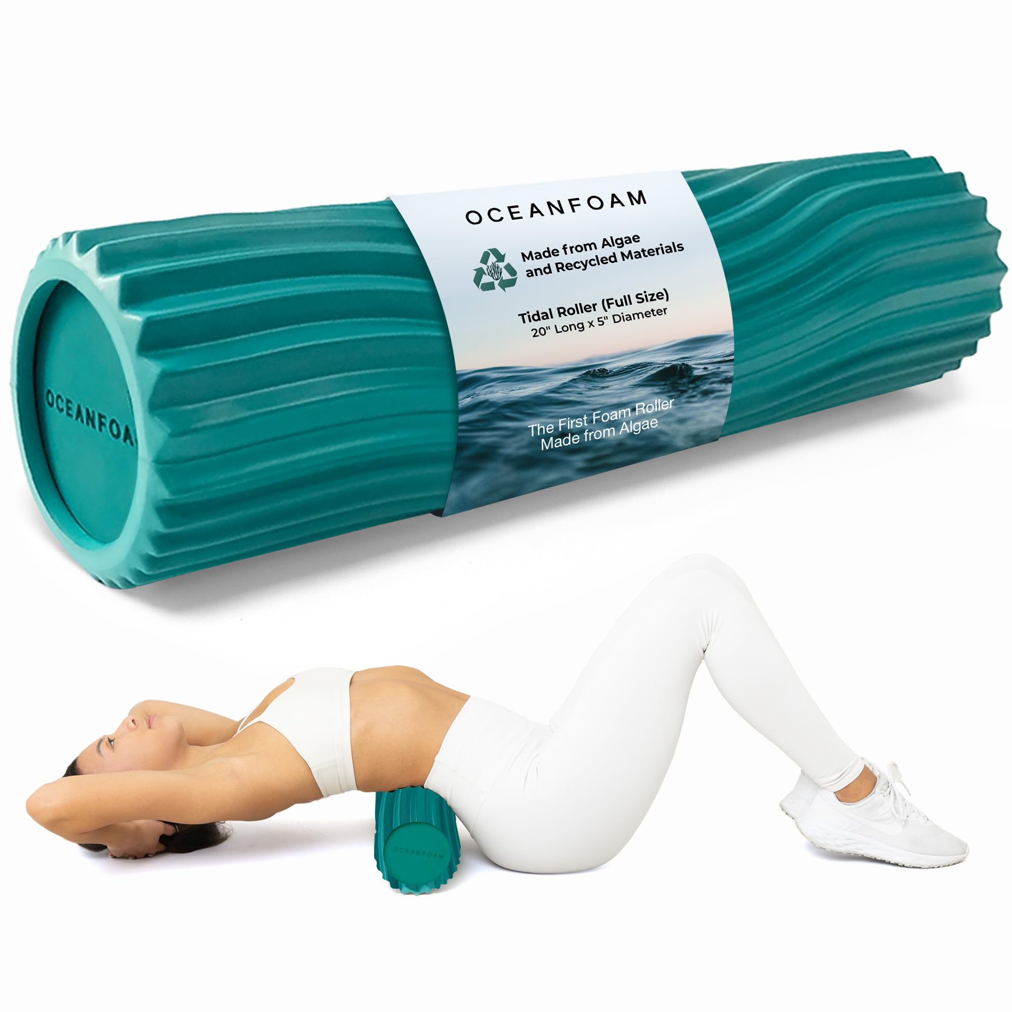 Snapklik.com : Oceanfoam Tidal Roller - Muscle Massage Foam Roller For ...
