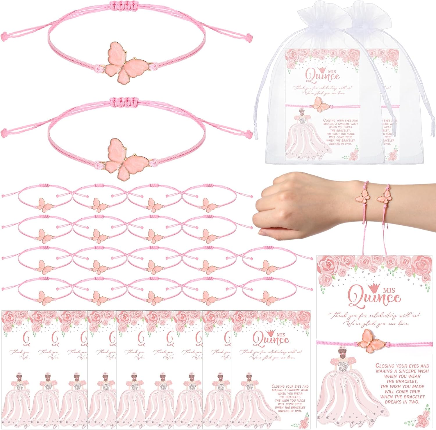 Amazon.com: Wenqik 50 Sets Quinceanera Party Favors for Guests ...