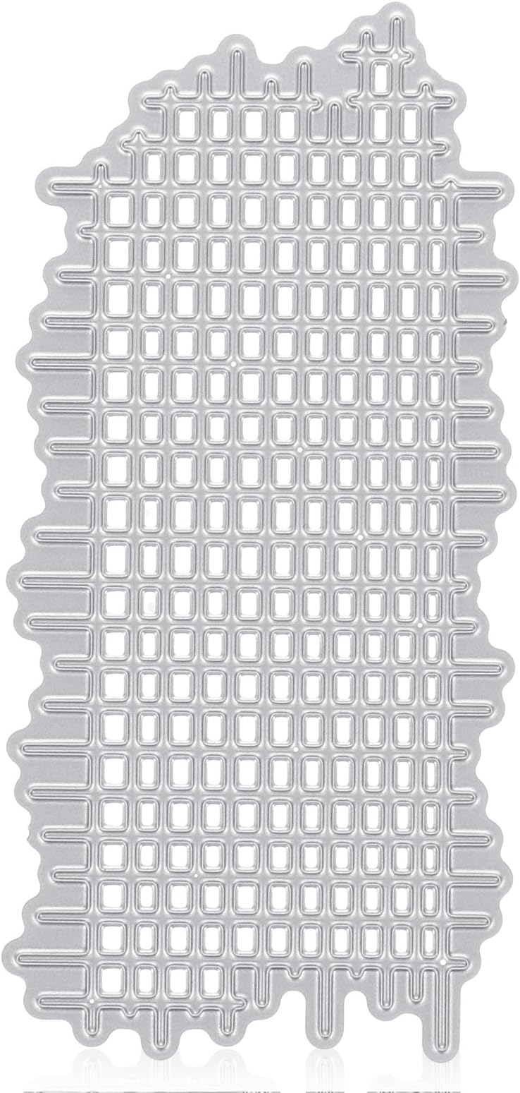 Amazon.com : Grid Die Cuts for Card Making, 3D Backgrounds Frame Metal ...