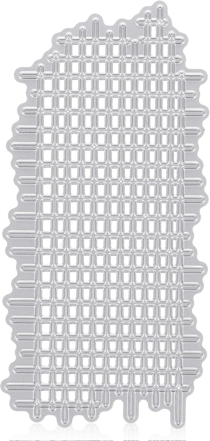 Amazon.com: Grid Die Cuts for Card Making, 3D Backgrounds Frame Metal ...