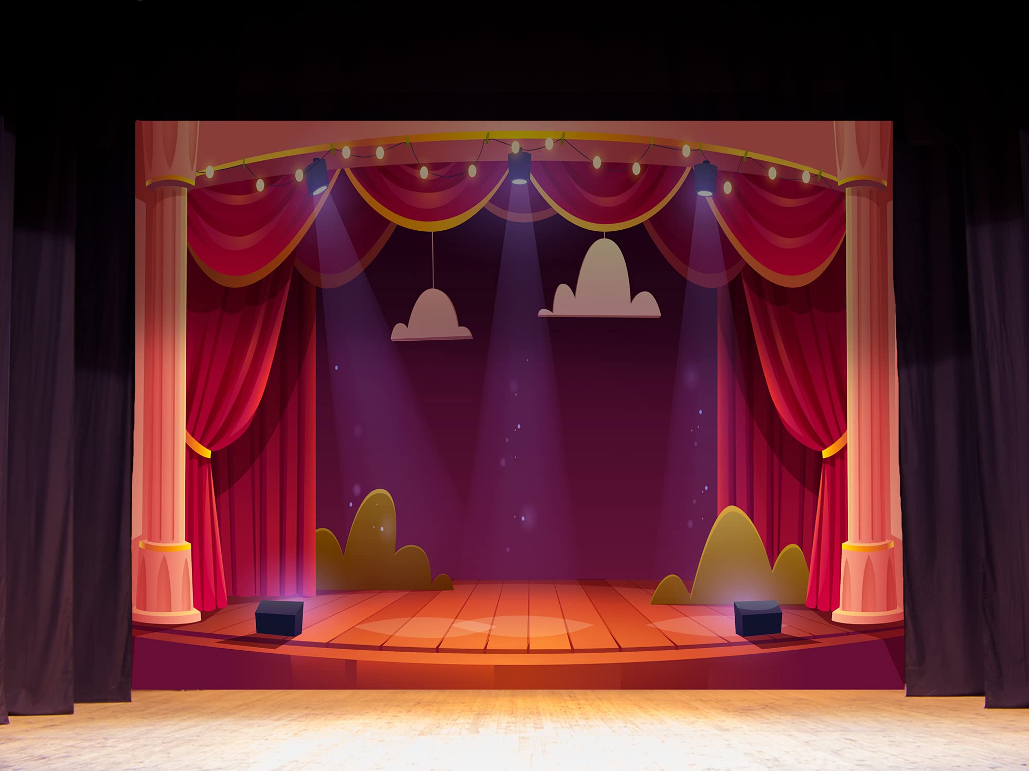 Cartoon Theater Stage