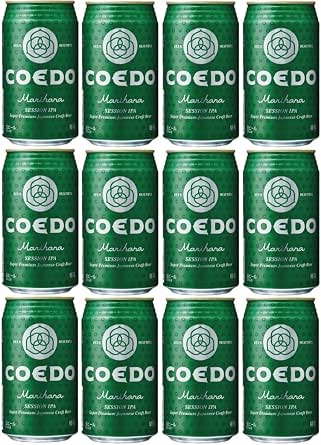 Amazon.co.jp: Coedo Koedo Beer Marihana 11.8 fl oz (350 ml) x 12 ...