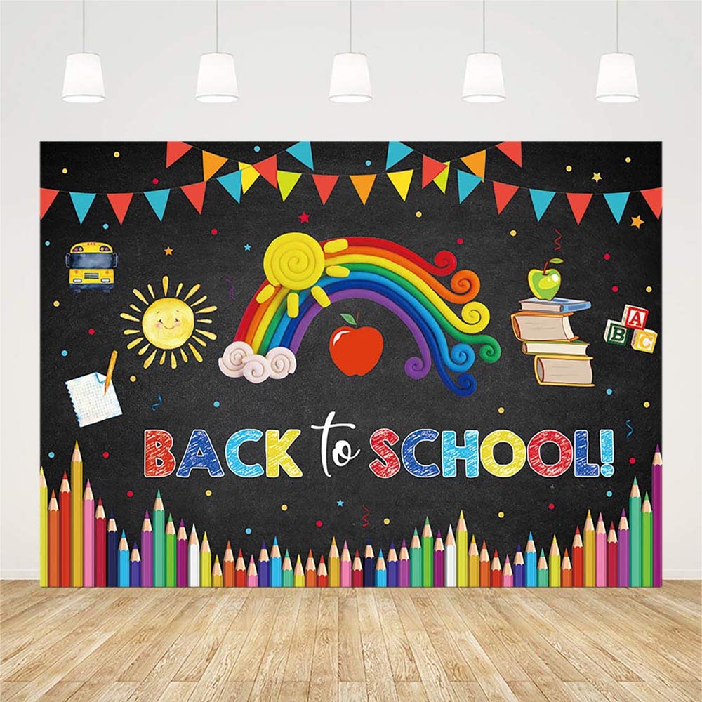 Snapklik.com : SENDY 7x5ft Back To School Photography Backdrop First ...