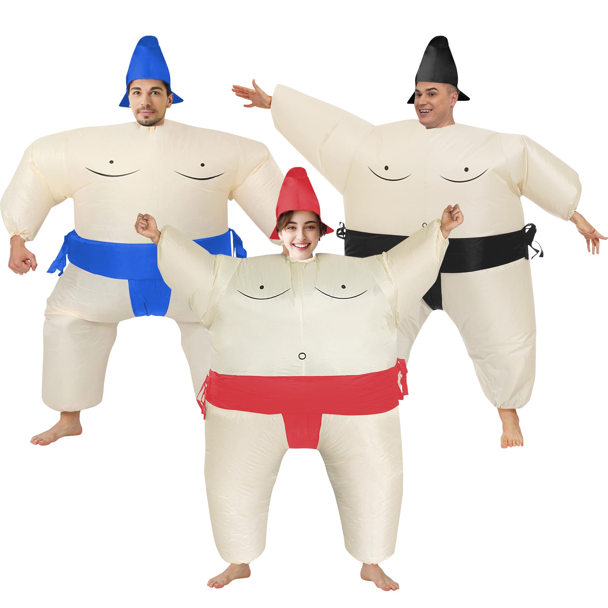 Amazon.com: DeHasion 3 Packs Inflatable Sumo Wrestler Costume Cosplay ...