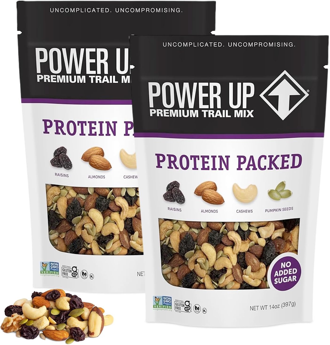 Amazon.com: Protein Packed Trail Mix Individual 14 oz Packs – Delicious ...