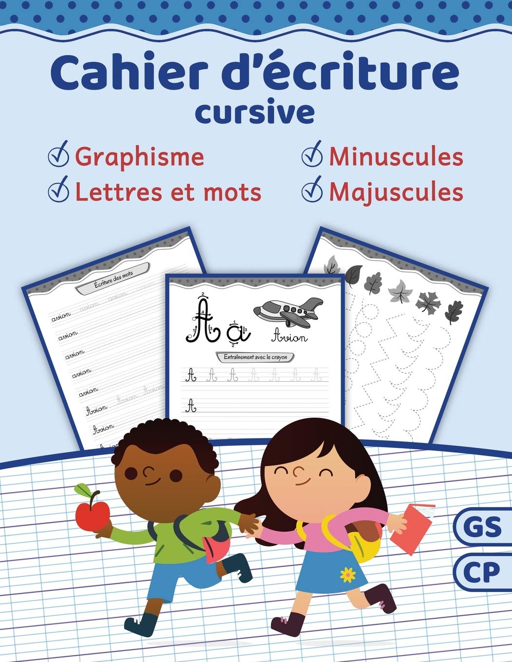 Cahier Decriture Cursive Apprendre A Ecrire Les Lettres De Lalphabet ...