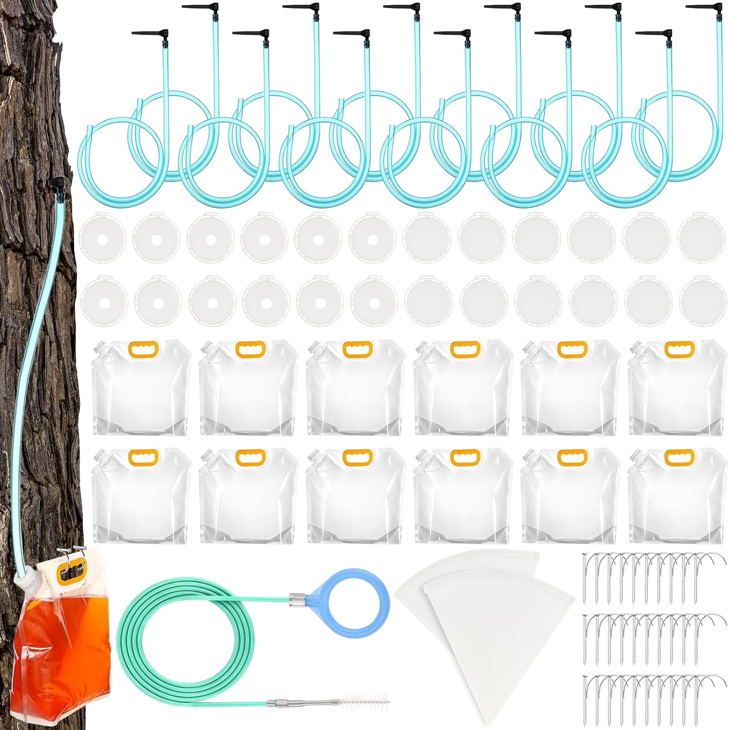 Maple Syrup Tapping Kit, Maple Syrup Taps Spile Kit with 12 Maple Tree ...