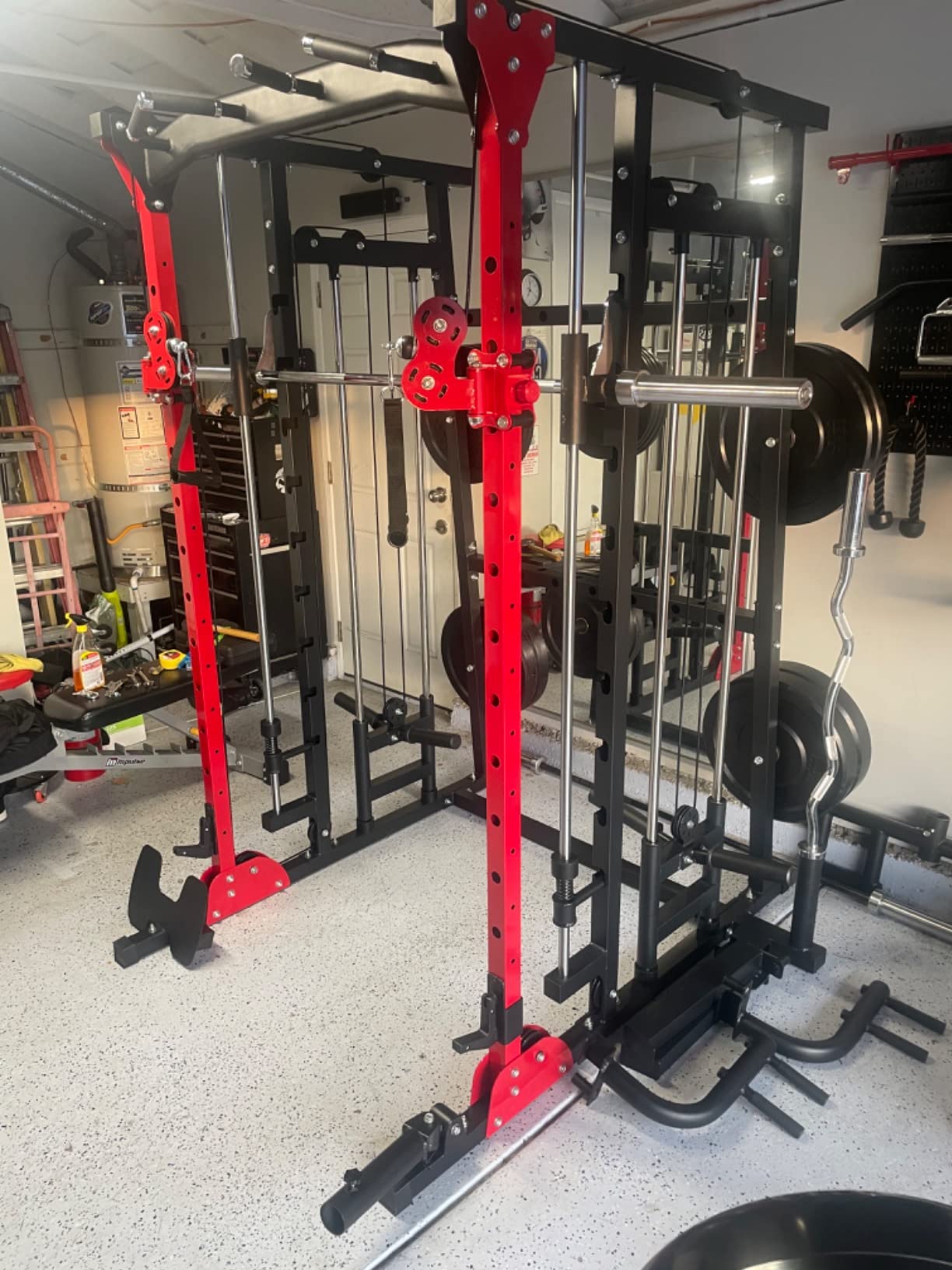 $38/mo - Finance Major Fitness Smith Machine, All-in-One Home Gym Power ...