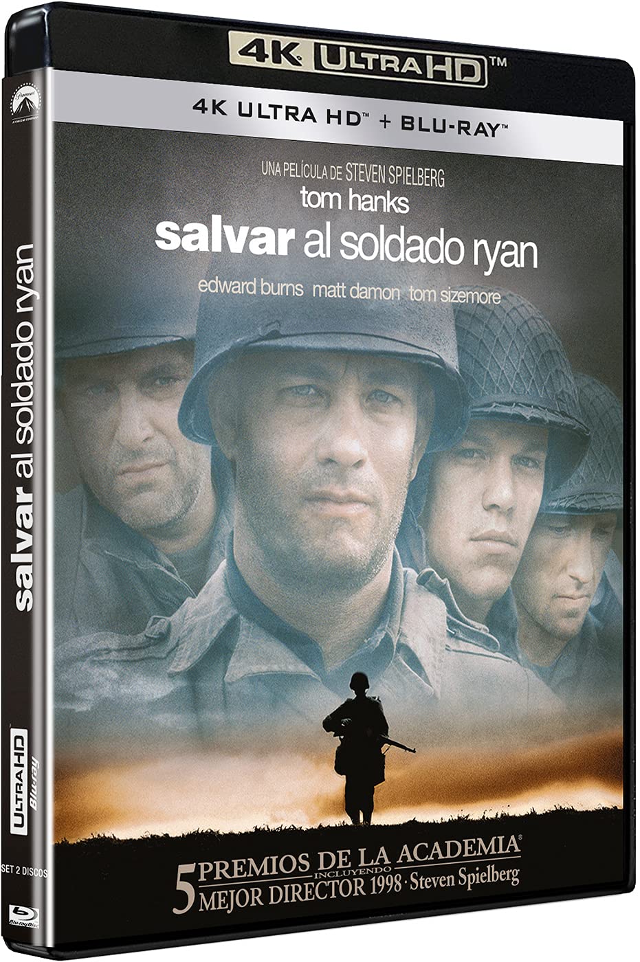 Salvar Al Soldado Ryan [4K Ultra-HD + Blu-ray] [Blu-ray] : Amazon.co.uk ...