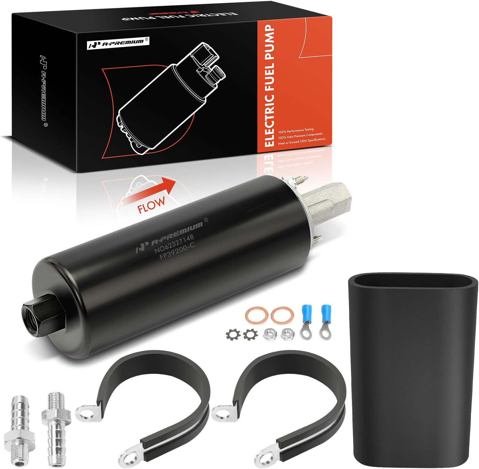 A-Premium - Bomba externa universal 255LPH Bomba de combustible en línea de alta presión (GSL392 ...